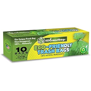 Amazon.com: Eco-smartbags Biodegradable Trash Bags, Leaf Green, 1 Pound ...