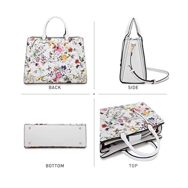 Marco M Kelly Women's Satchel Handbags Top Handle Stylish Purse Vegan ...