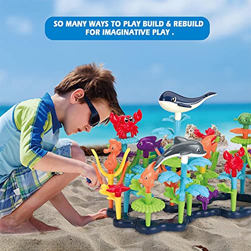 KC Republic Ocean Reef 180 pcs Building Toy Set for Kids and Toddlers ...