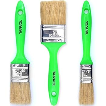 House Paint Brushes (3 PIECE SET) 3 Flat Brush Pack That Includes 1", 1 ...