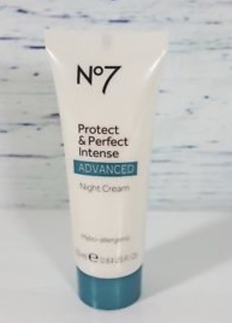 No7 Protect & Perfect Intense Advanced Night Cream Travel Size 25ml ...