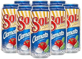 Cerveza Preparada Sol Clamato 24 Pack Lata 473 Ml: Amazon.com.mx ...