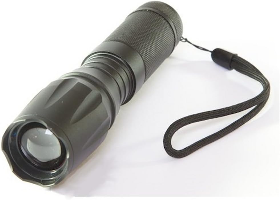 LED Adjustable Focus Pocket Torch KB600 Ultra Bright Handheld ...