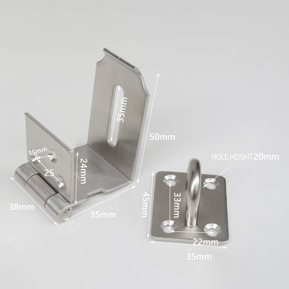 Shuny Stainless Steel 90 Degree Right Angle Door Latch Buckles,Curved ...