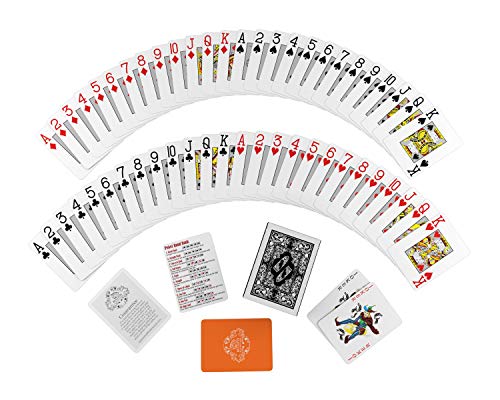 Bullets Playing Cards Waterproof Platinum Plastic Poker Cards with ...