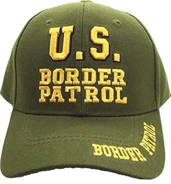 Amazon.com: Green US Border Patrol Embroidered Hat USA Ball Cap: Clothing