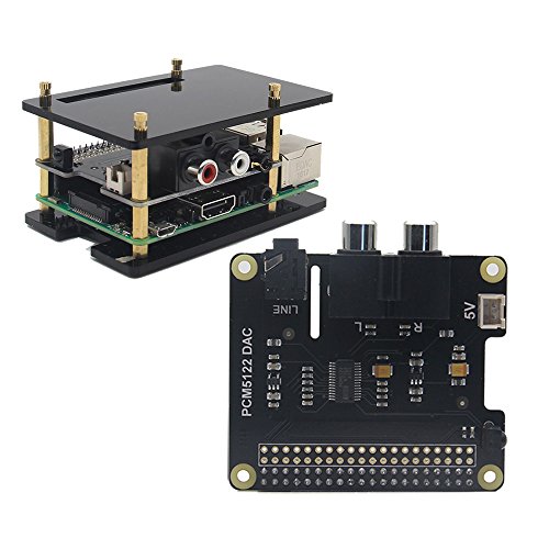 Buy Raspberr Pi 3 B+ DAC Card with Case Kit X920 TI PCM5122 DAC+ HiFi ...
