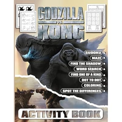 Godzilla Vs Kong Activity Book: Fun Games, Puzzles, Nepal | Ubuy