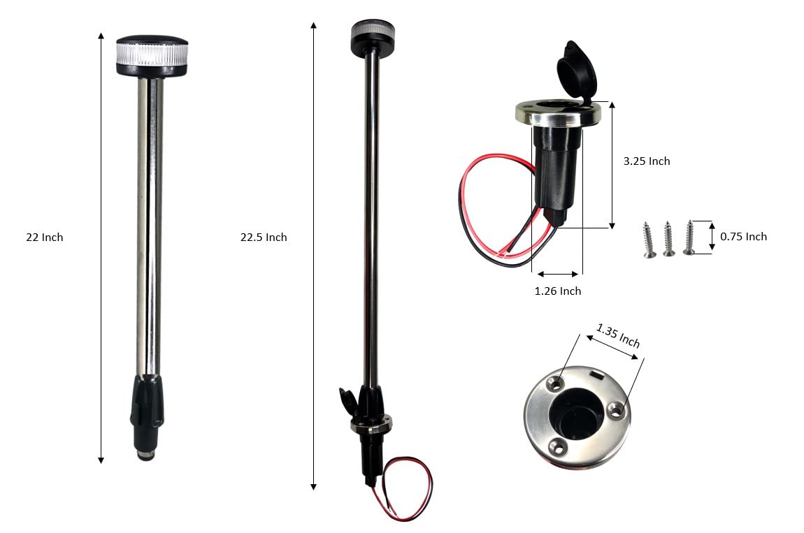 Mua Pactrade Marine All Round LED, Stern Light, Anchor Light, Pole ...
