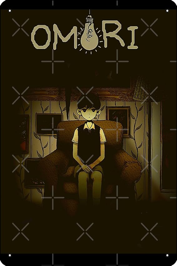 Omori Game Omocat Anime Rnpars Poster 8 X 12 Inch Funny Metal Tin Sign ...