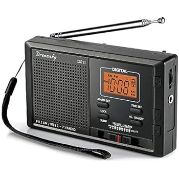 Amazon.com: GPX, Inc. R602B Portable AM/FM Radio with Digital Clock and ...