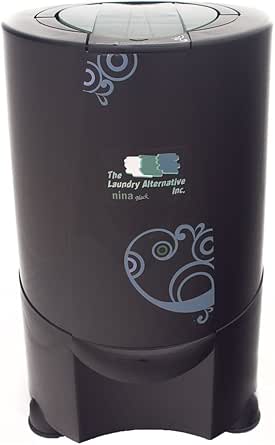 Amazon.com: Nina Soft Spin Portable Compact Spin Dryer (Black) : Appliances