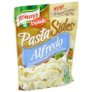 Amazon.com : Lipton Pasta Sides, Alfredo with Whole Grain Fettuccini, 4 ...