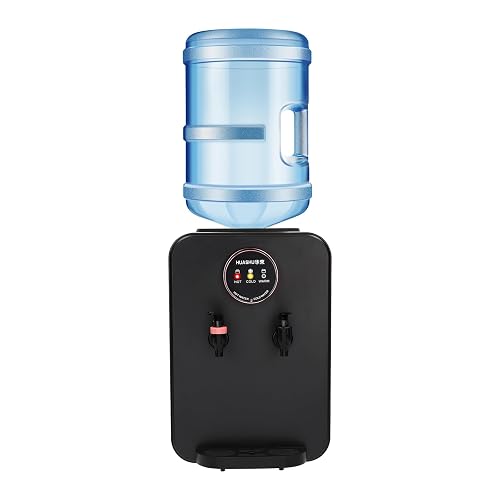 Countertop Water Dispenser Top Loading Water Cooler with 3 Temperature ...