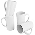 Amazon.com: BYCNZB 22oz white Super Large tall Ceramic Coffee Mugs ...