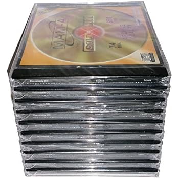 Amazon.com: Verbatim CD-R 700MB 52X UltraLife Gold Archival Grade ...