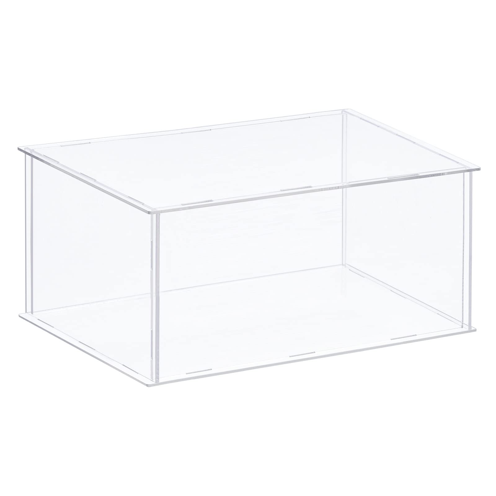 MECCANIXITY Acrylic Display Case Plastic Box Clear Assemble Dustproof ...