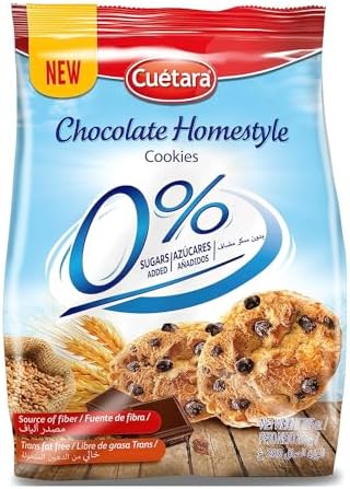 Cuetara Chocolate Homestyle Cookies 200g, 0% Sugar. price in Saudi ...