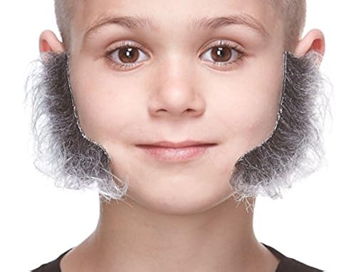 Mustaches Self Adhesive L Shaped Sideburns Fake Mutton Chops for Kids ...