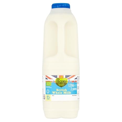 Morrisons Organic Whole Milk, 2 pints: Amazon.co.uk: Grocery