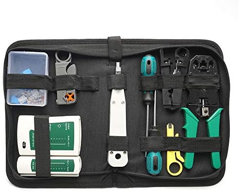 mixfeer 14pcs Portable Ethernet Network Hardware Bag Tool Network LAN ...