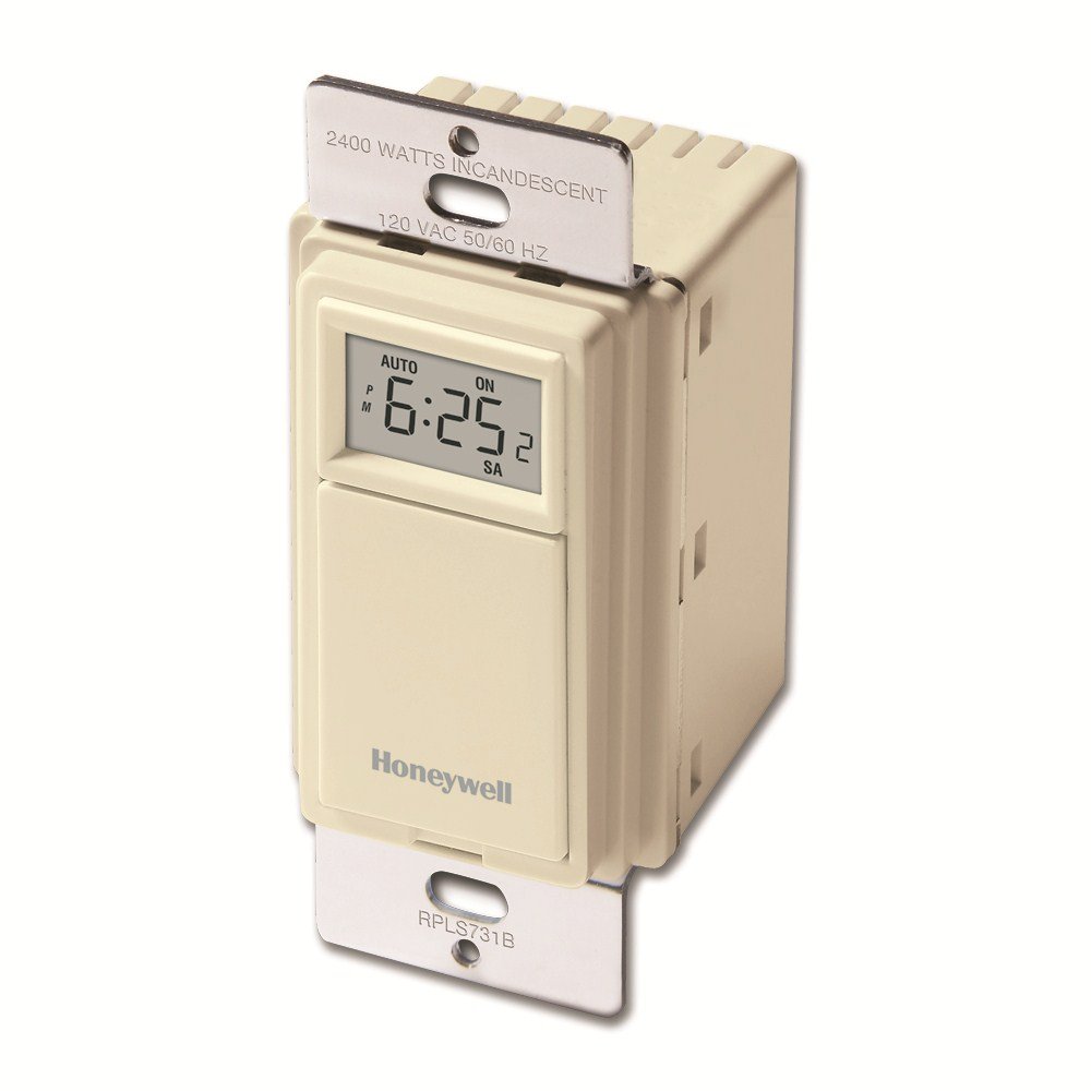 Honeywell Home RPLS731B1009 EconoSWITCH 7-Day Programmable Timer for ...