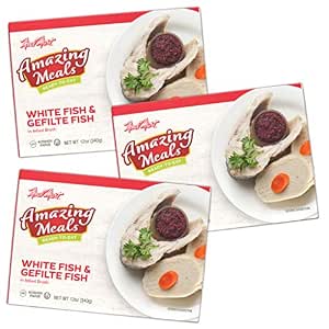 Kosher Parve Mre, Meal Mart Amazing Meals Ready to Eat, White & Gefilte ...