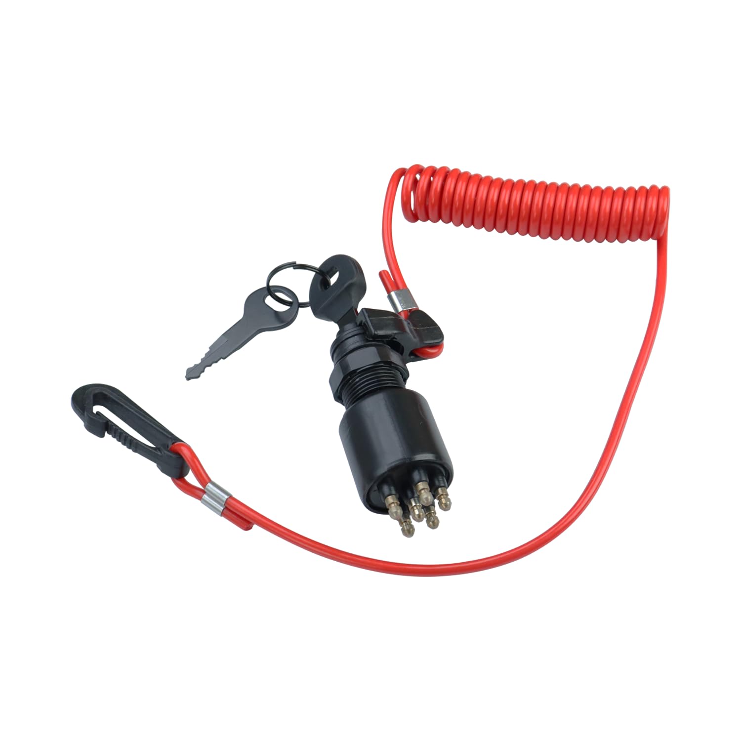 TXRXIZ 5005801 Boat Ignition Switch Key with Safety Lanyard Compatible ...