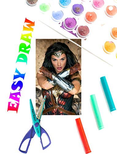 How to Draw Wonder Woman - Easy Drawing Tutorials - how to draw step by ...