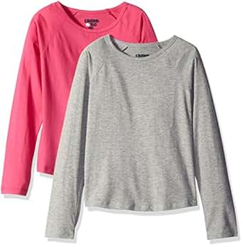 Amazon.com: Limited Too Girls' 2 Pack: Long Sleeve Baseball Tee-Shirt ...