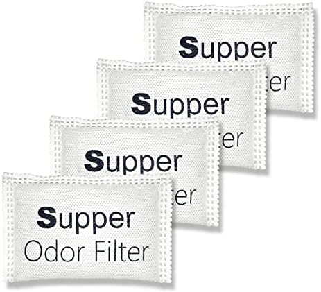Replacement Activated Charcoal Odor Filters,Absorbs Trash Odors,All ...