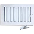 Sierra Grates Ceiling Vent Register 12x6 | Steel 2-Way Adjustable Air ...