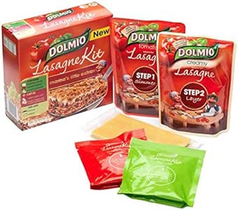 Amazon.com: Dolmio Lasagne Meal Kit 4 Person Extra Onion & Bacon 852g ...