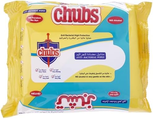 سعر Chubs Anti-Bacterial Wipes 20-Pieces فى السعودية | بواسطة امازون ...