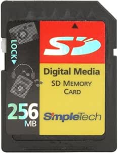 Amazon.com: SimpleTech 256 MB Secure Digital Card (STI-SD/256): Electronics