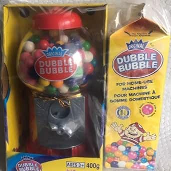 Original Dubble Bubble Gumball Machine Bundle - Gumball Machine with 1 ...