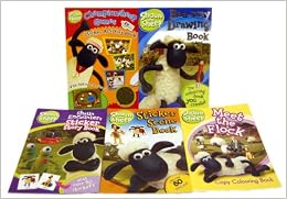 Shaun the Sheep Collection 5 Books Set (Shaun Encounters: Sticker Story ...