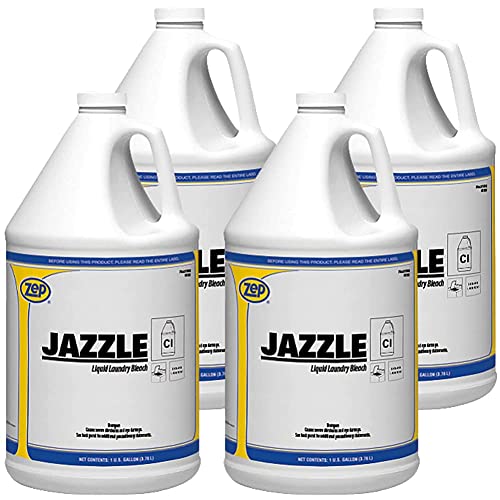 Zep Jazzle Liquid Chlorine Bleach - 1 Gallon (Case Of 4) 540824 - For ...