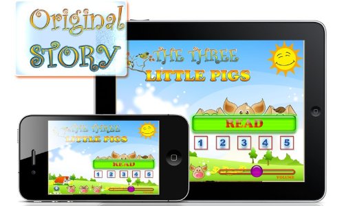 Amazon.com: The Three Little Pigs (interactive Book for Children ...