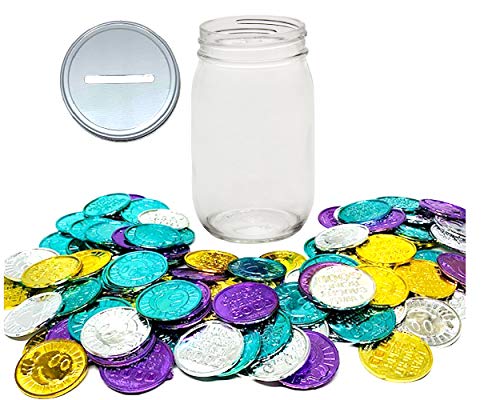 Jarming Collections Reward Jar - Mason Jar w/ Slotted Lid, Multipurpose ...