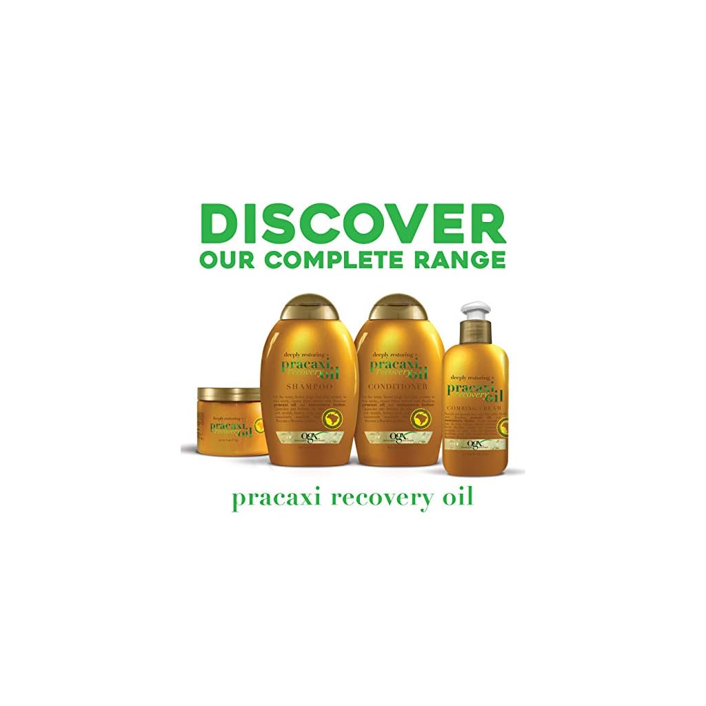 OGX Deeply Restoring + Pracaxi Recovery Oil AntiFrizz Deep Conditioning ...