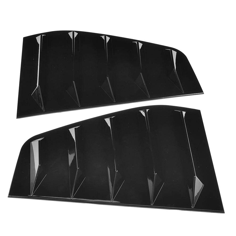 Side Window Louvers Vent, Qiilu 1 Pair of Side Window Louver, Air Vent ...