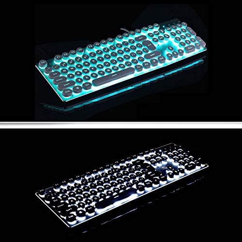 Buy Gaming Keyboard Backlight Machinery Game Keyboard Aluminum Base 104 ...