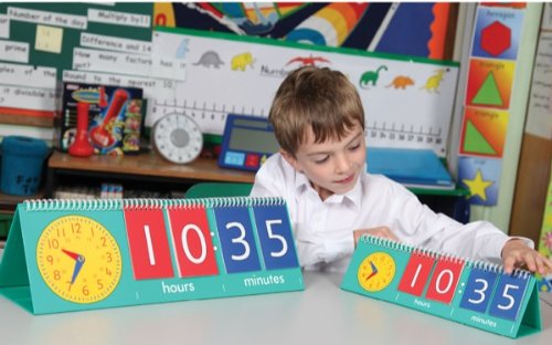 Tell Time Flip Chart, Teacher – BigaMart