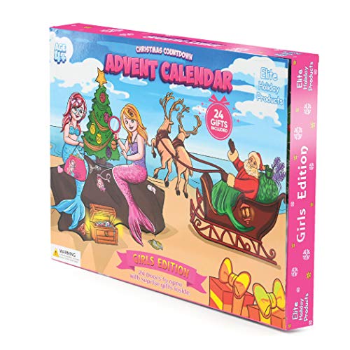 Advent Calendars for Girls – NEW 2021 Girl Set -Mermaid Theme -24 Days ...