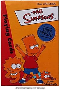 Amazon.com: Simpsons Playing Cards 54ct Pack : Toys & Games