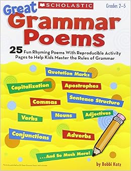 Buy Great Grammar Poems: 25 Fun Rhyming Poems With Reproducible ...