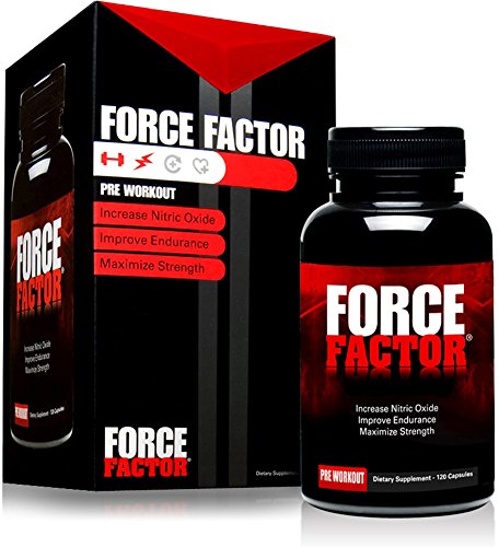 Force Factor Pre-Workout Nitric Oxide Booster, Build Sheer Muscle and ...