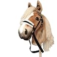 Amazon.com: Stick Hobby horse Realistic Hobbyhorse Toy horse on stick ...