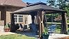 YOLENY 12'x16' Hardtop Gazebo with Galvanized Steel Double Roof ...